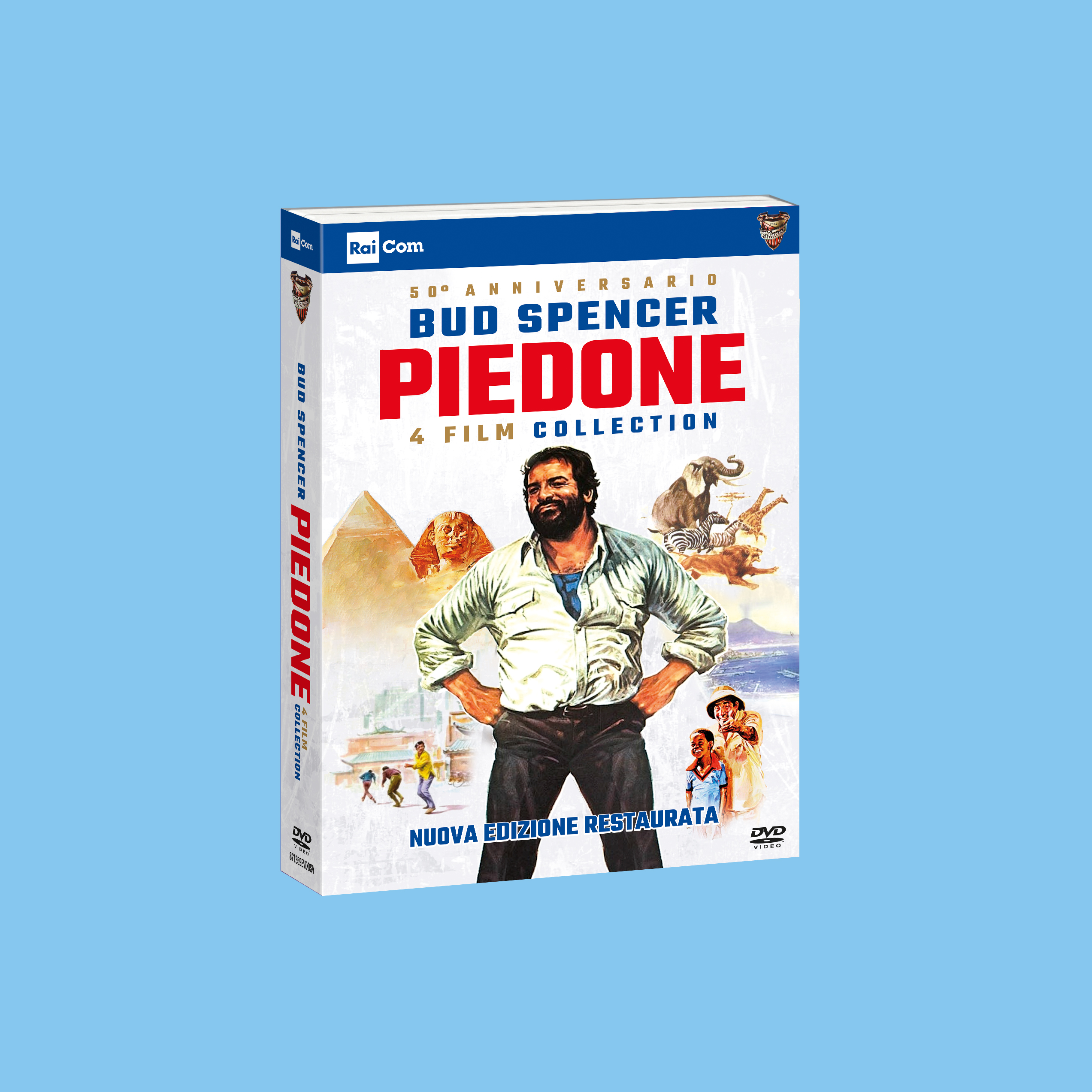 Piedone films series in restored version now available in DVD - Rai Com